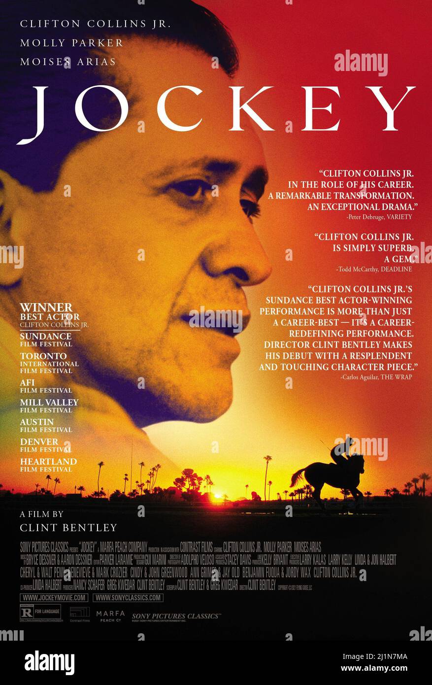 CLIFTON COLLINS in JOCKEY (2021), directed by CLINT BENTLEY. Credit ...