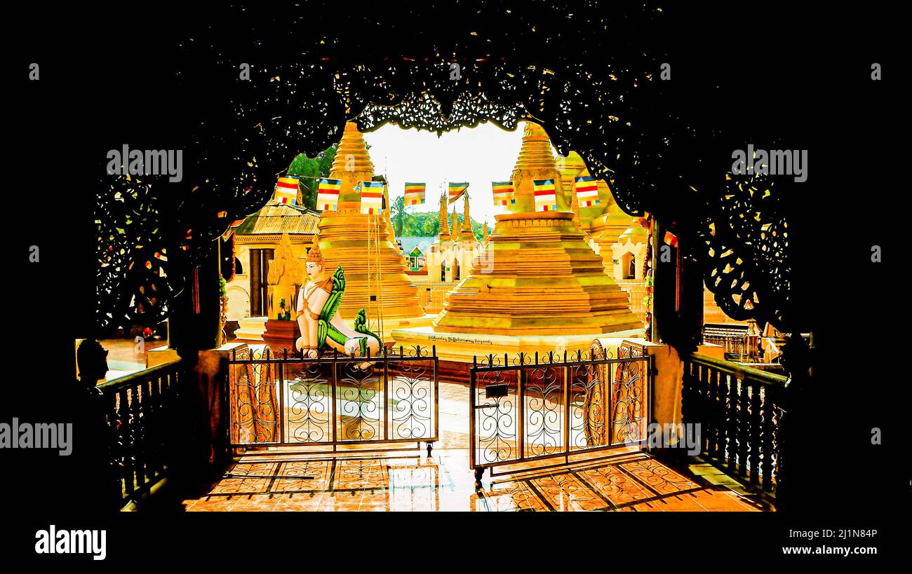 Myanmar Traditional Architecture Design, Traditional Myanmar Style ...