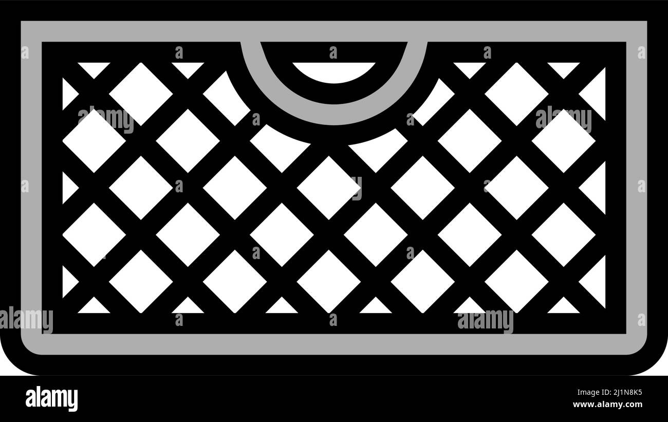 mesh basket color icon vector illustration Stock Vector Image & Art - Alamy