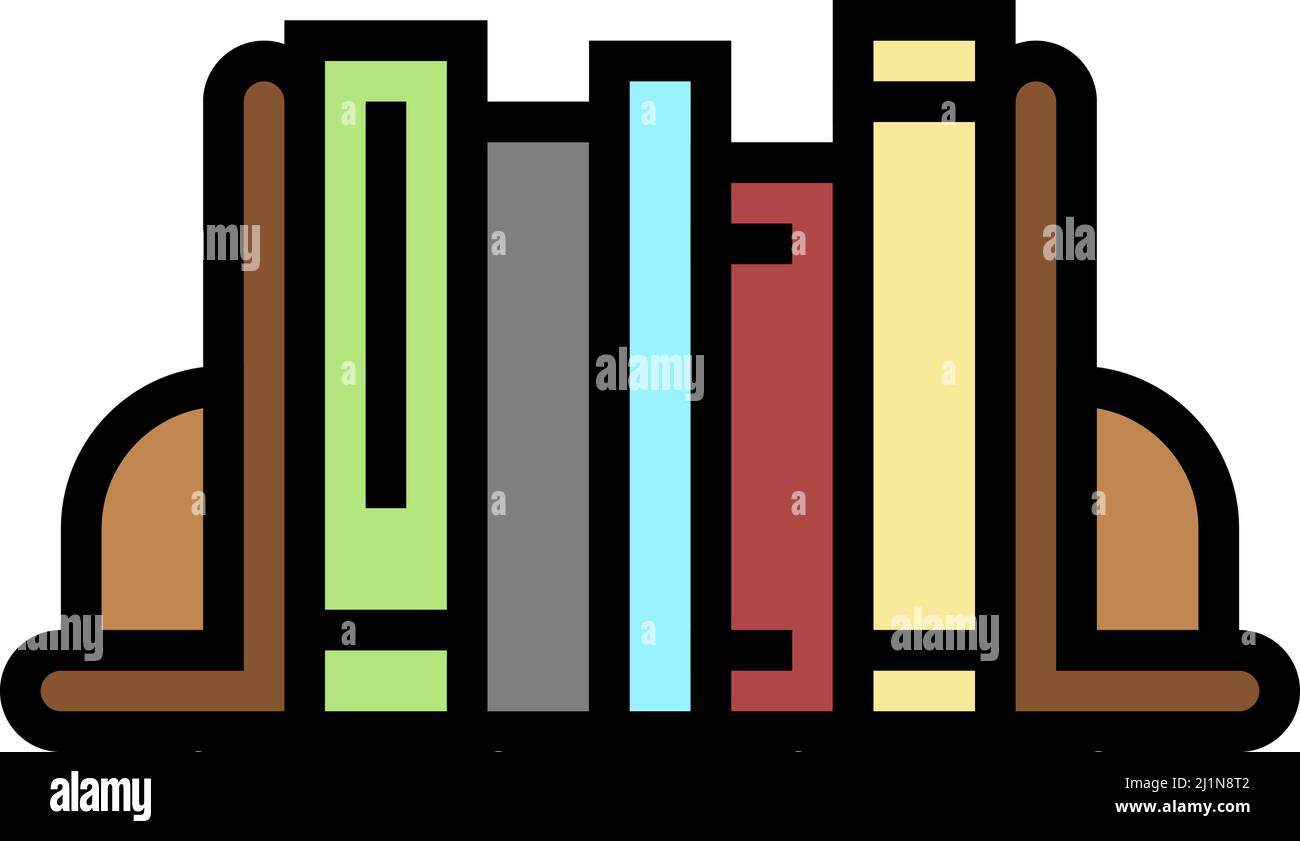 bookends decoration color icon vector illustration Stock Vector Image ...