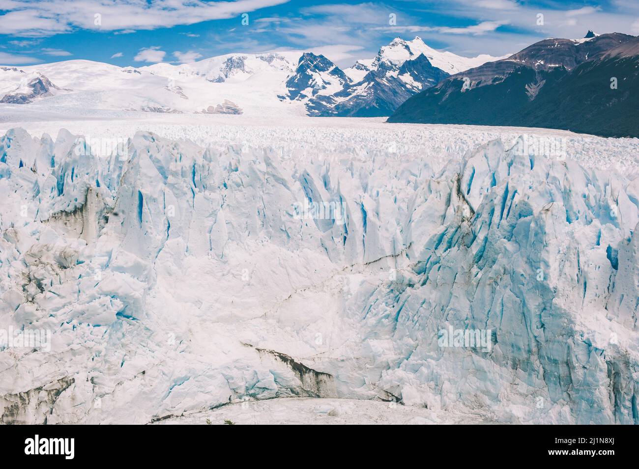 The Perito Moreno Glacier, a glacier in Santa Cruz Province, Argentina ...
