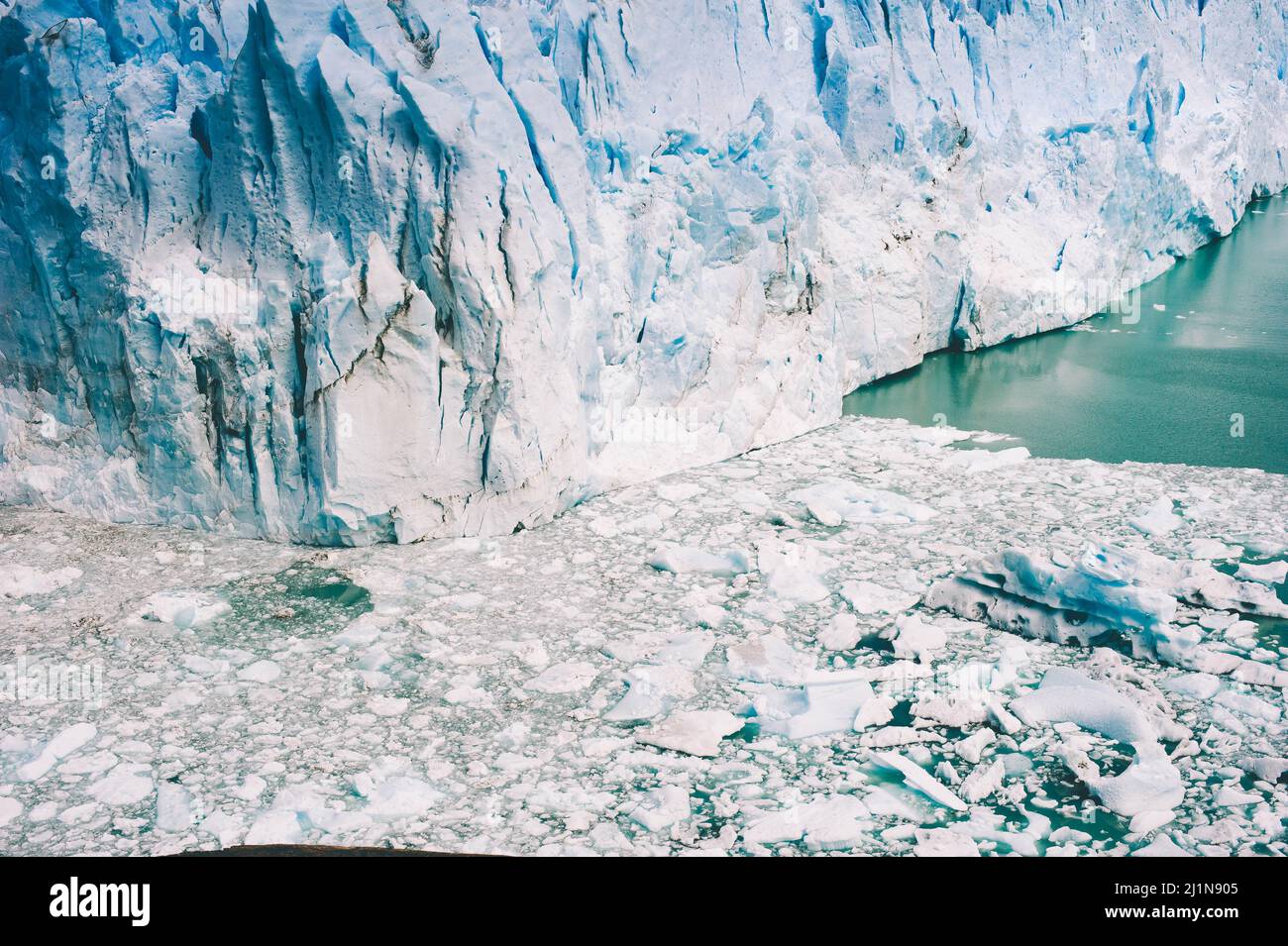 The Perito Moreno Glacier, a glacier in Santa Cruz Province, Argentina ...