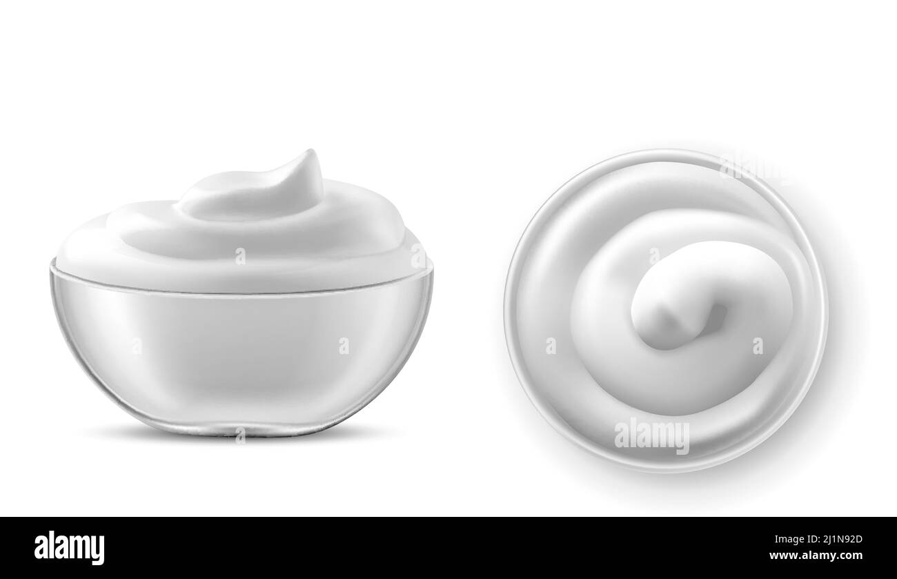 Mayonnaise side view Stock Vector Images - Alamy