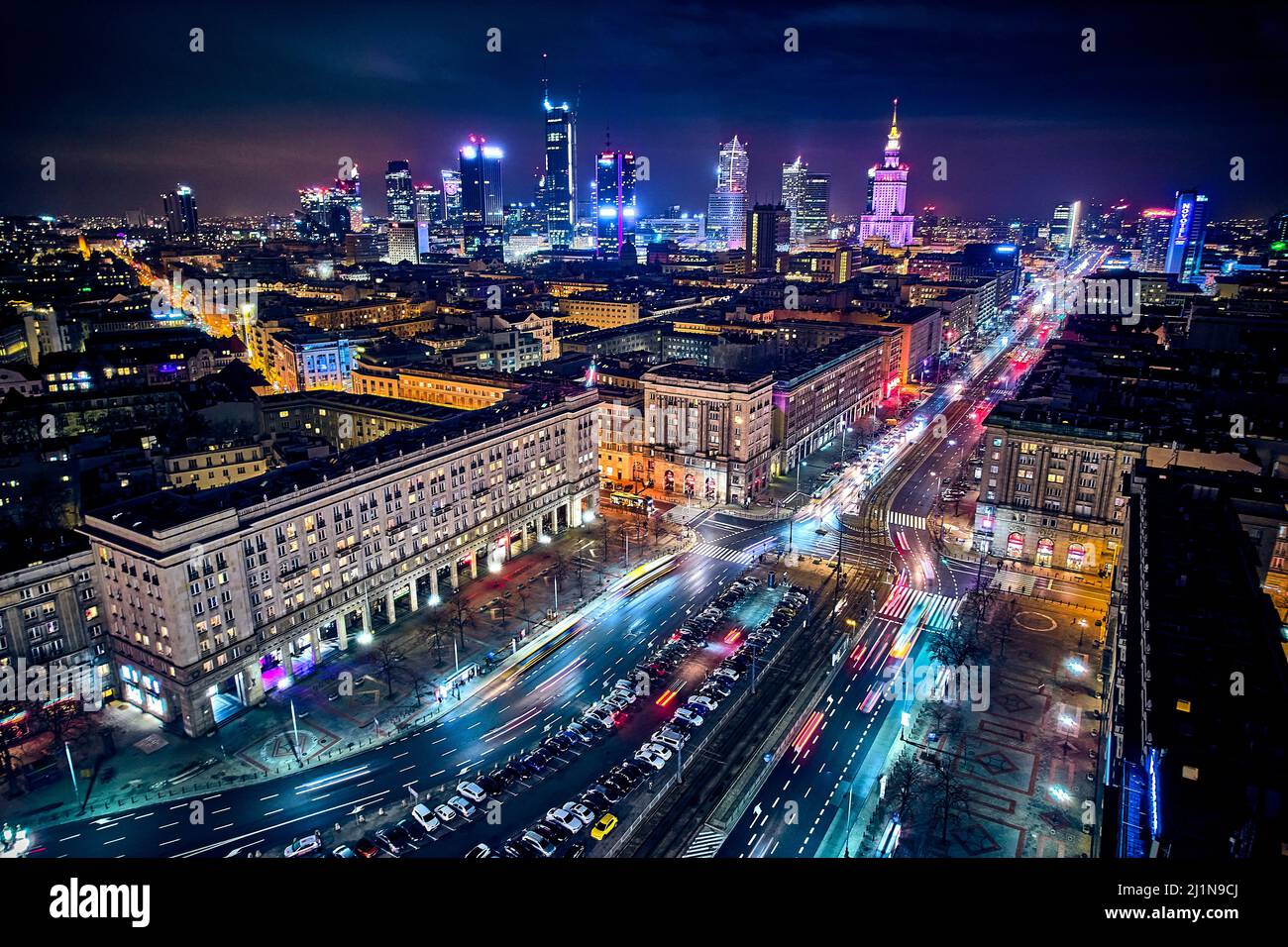 Constitution Square (PL: Plac Konstytucji) - a view of the center of ...