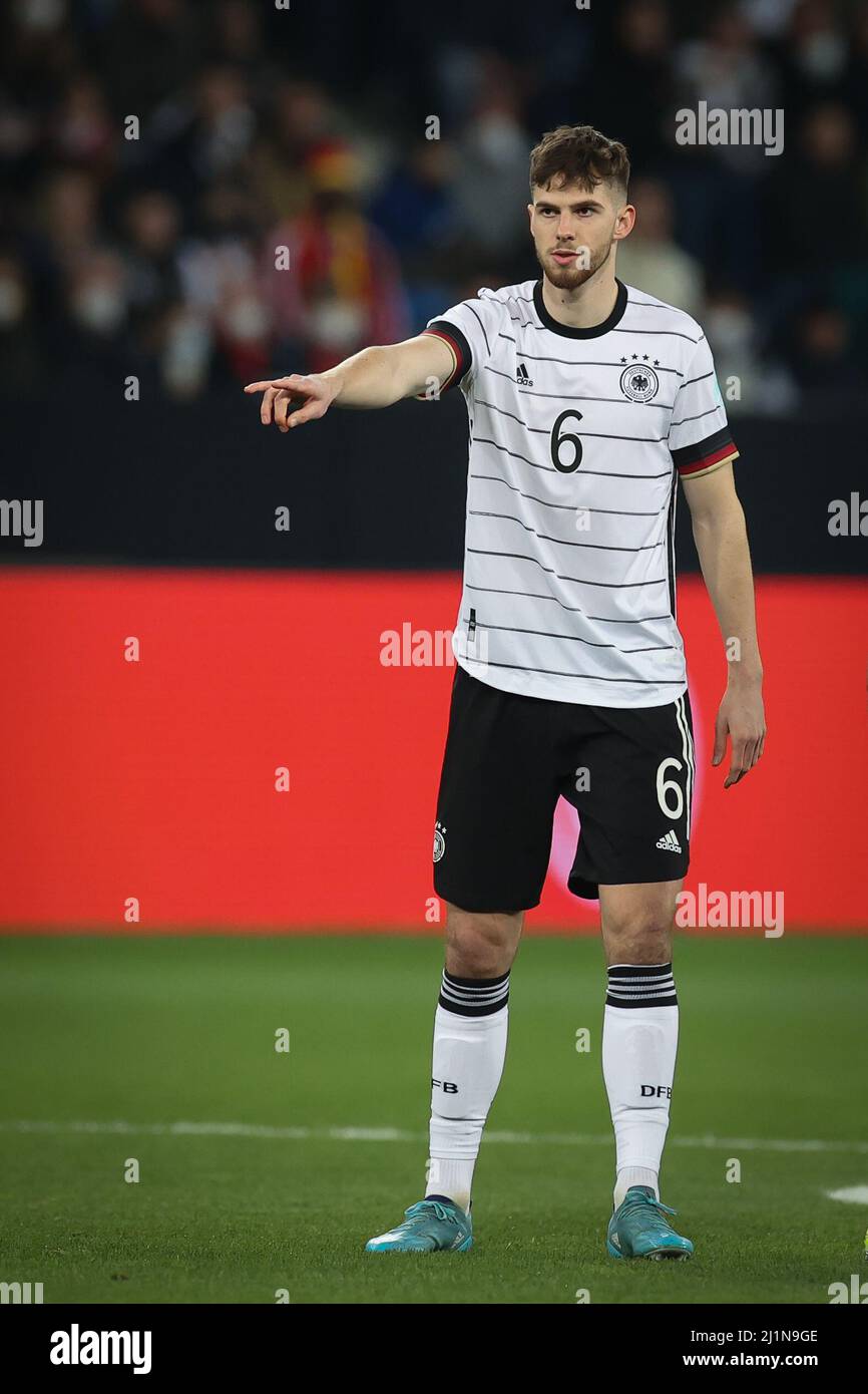 26 March 2022, Baden-Wuerttemberg, Sinsheim: Soccer: internationals ...