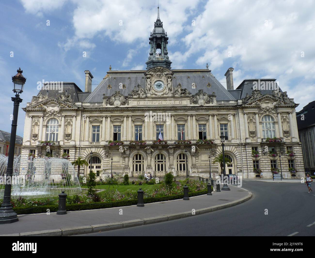 Paris with its iconic buildings and representative objects, Disneyland ...