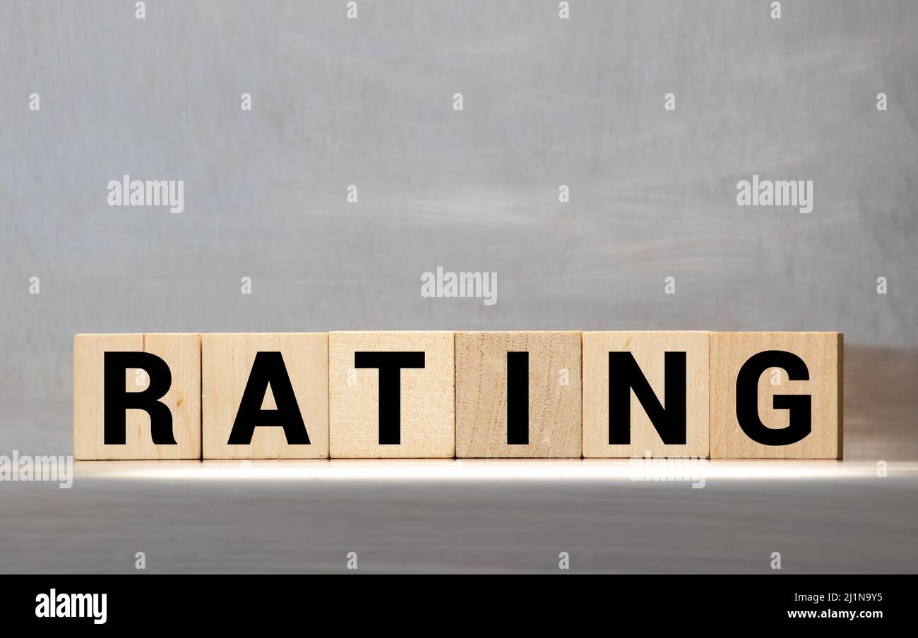 Business excellence word blocks hi-res stock photography and images - Alamy