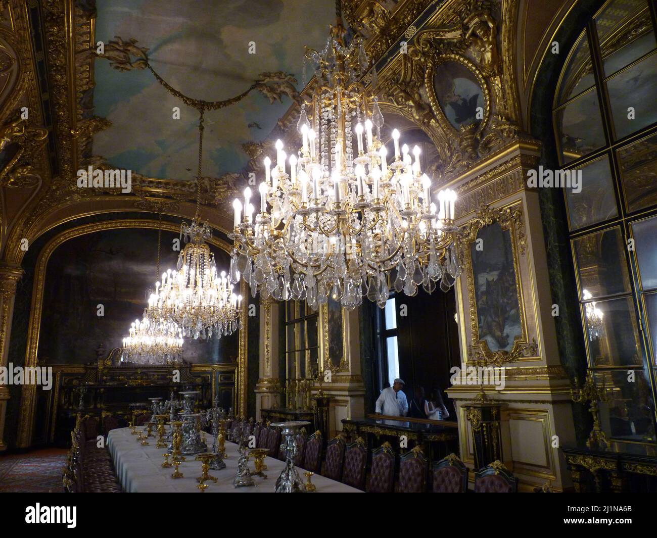 Paris with its iconic buildings and representative objects, Disneyland ...
