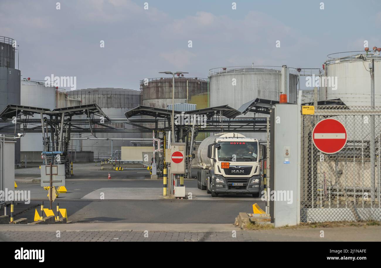 Oiltanking, TanQuid Tanklager, Freiheit, Spandau, Berlin, Deutschland ...