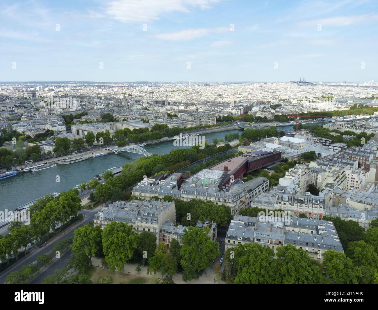 Paris with its iconic buildings and representative objects, Disneyland ...