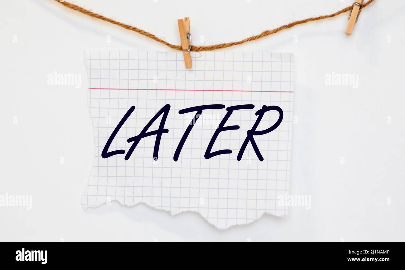 Postpone word hi-res stock photography and images - Alamy