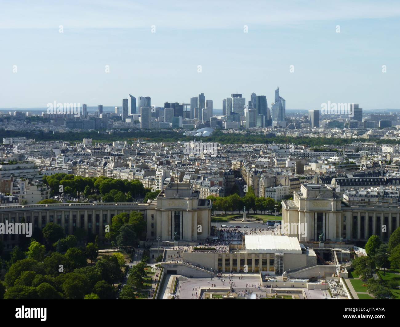 Paris with its iconic buildings and representative objects, Disneyland ...