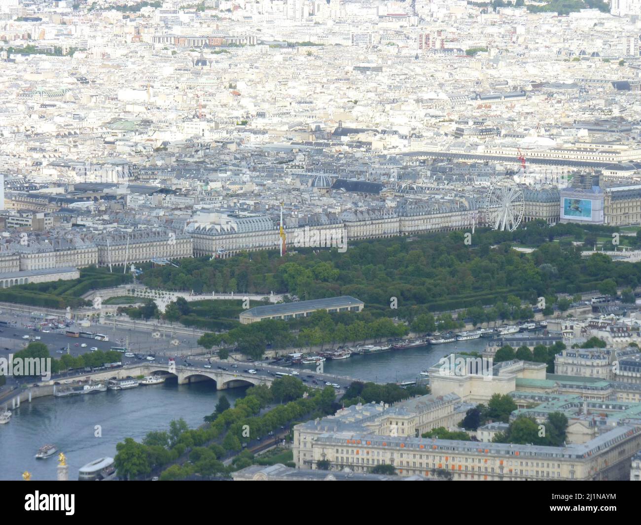 Paris with its iconic buildings and representative objects, Disneyland ...