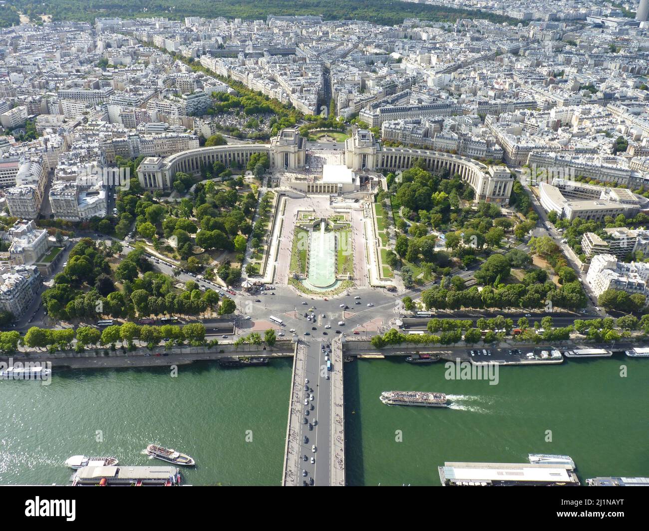 Paris with its iconic buildings and representative objects, Disneyland ...