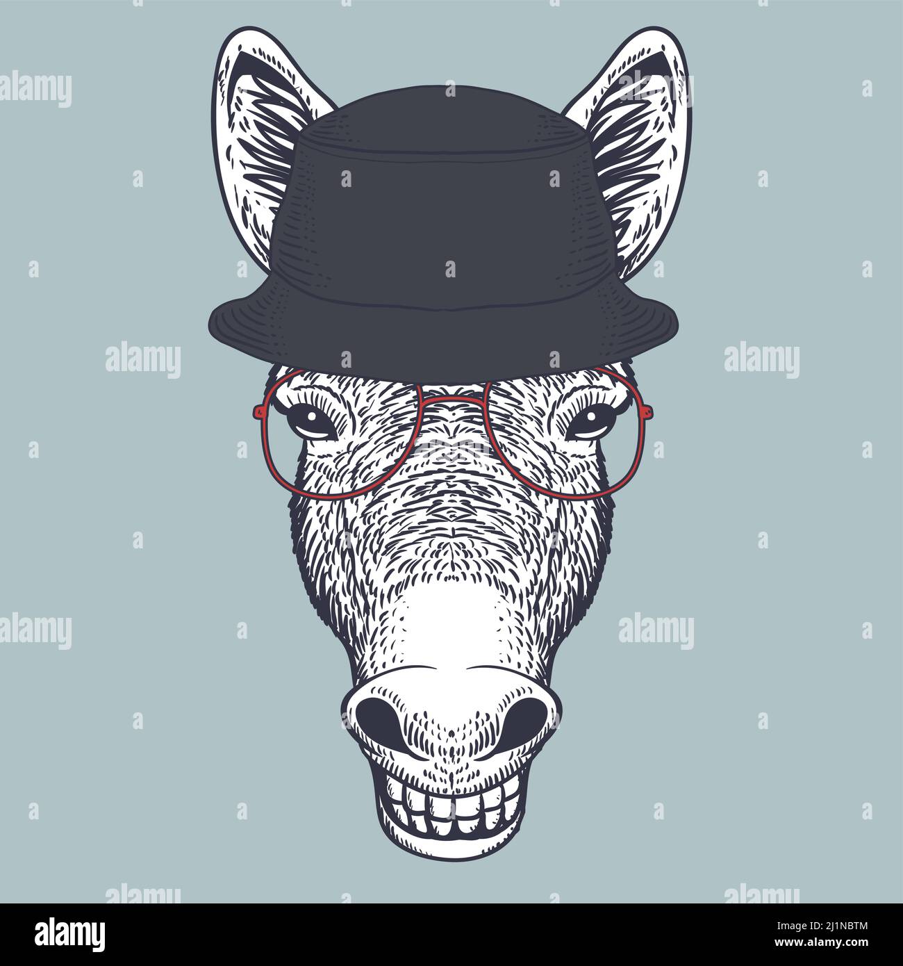 Donkey hat Stock Vector Images - Alamy