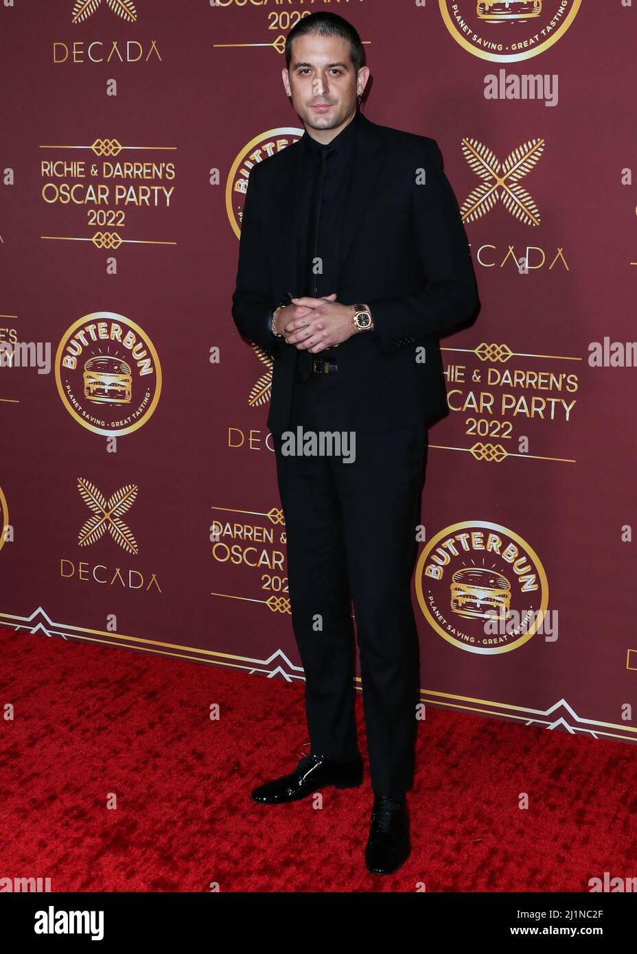 BEL AIR, LOS ANGELES, CALIFORNIA, USA - MARCH 26: Rapper G-Eazy (Gerald ...