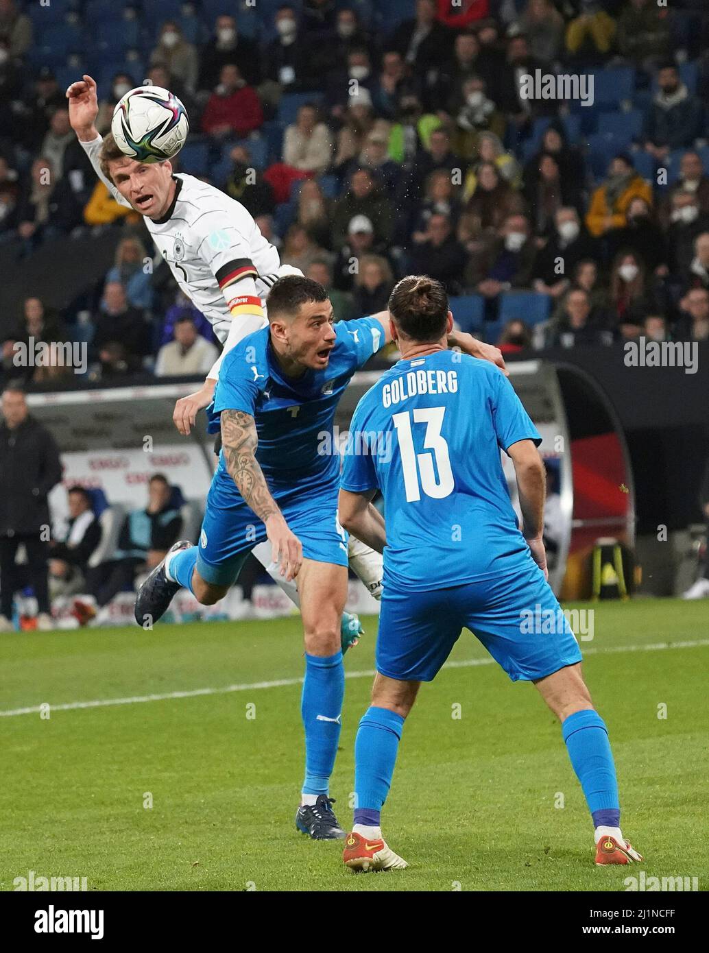 Sinsheim, Deutschland. 27th Mar, 2022. March 27, 2022, PreZero Arena ...