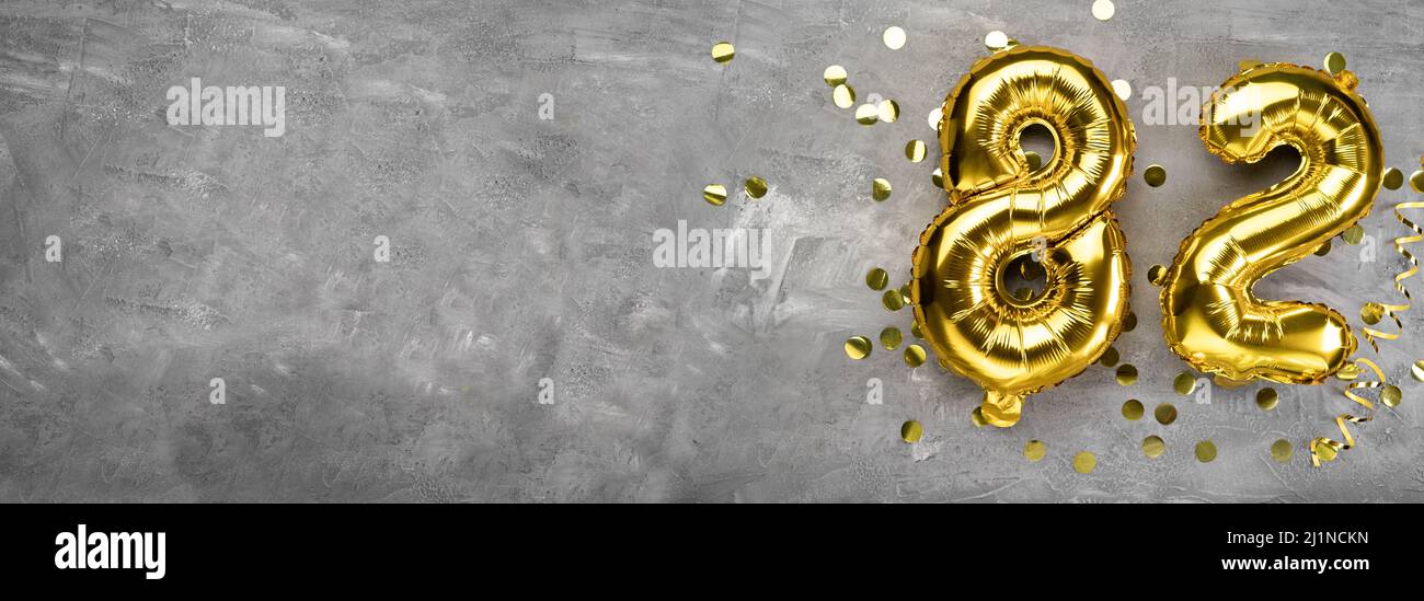 Balloon number 82 hi-res stock photography and images - Alamy