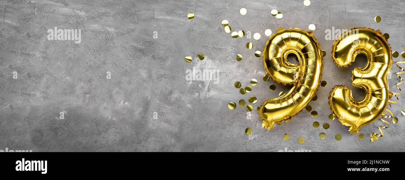 Balloon number 93 hi-res stock photography and images - Alamy