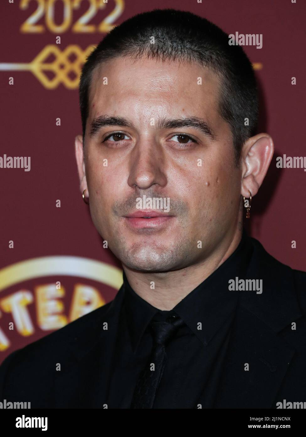 BEL AIR, LOS ANGELES, CALIFORNIA, USA - MARCH 26: Rapper G-Eazy (Gerald ...