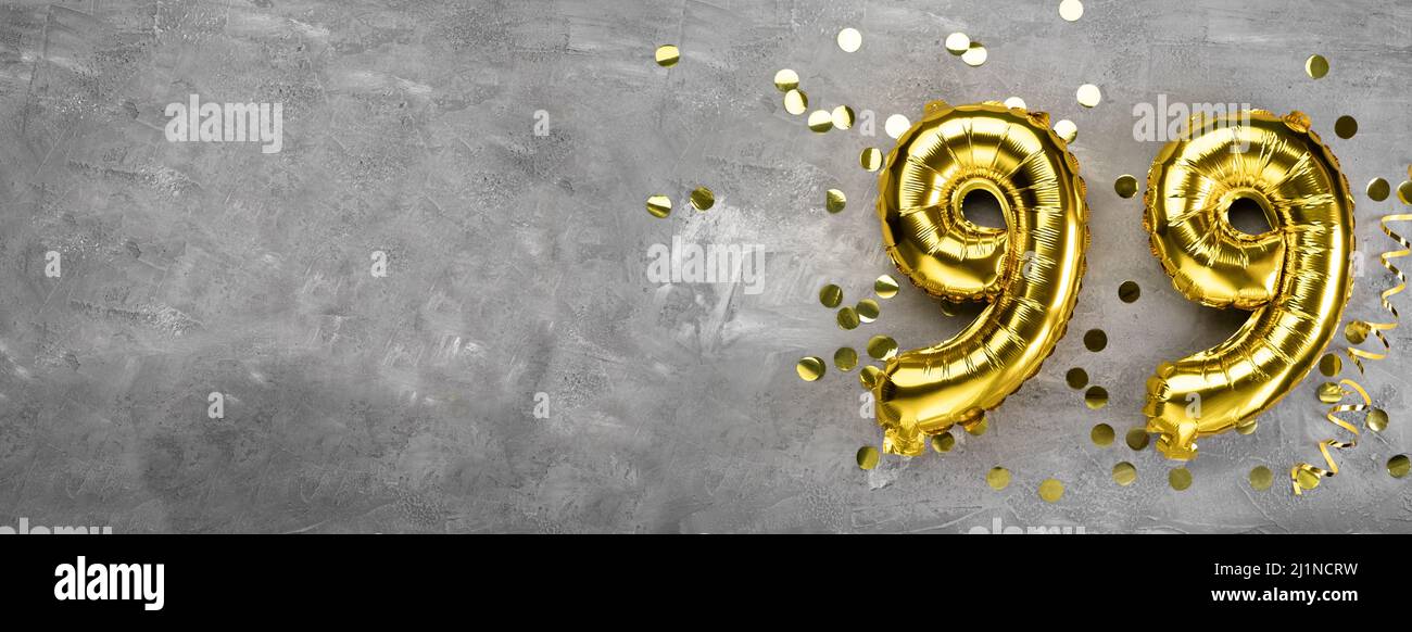 Balloon number 99 hi-res stock photography and images - Alamy