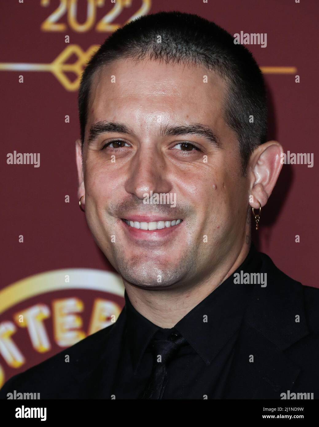 BEL AIR, LOS ANGELES, CALIFORNIA, USA - MARCH 26: Rapper G-Eazy (Gerald ...