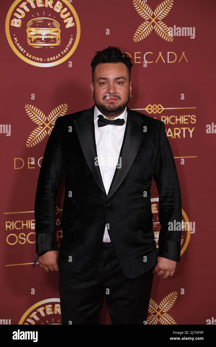 Frankie Delgado arrives at Darren Dzienciol and Richie Akiva’s Oscar ...