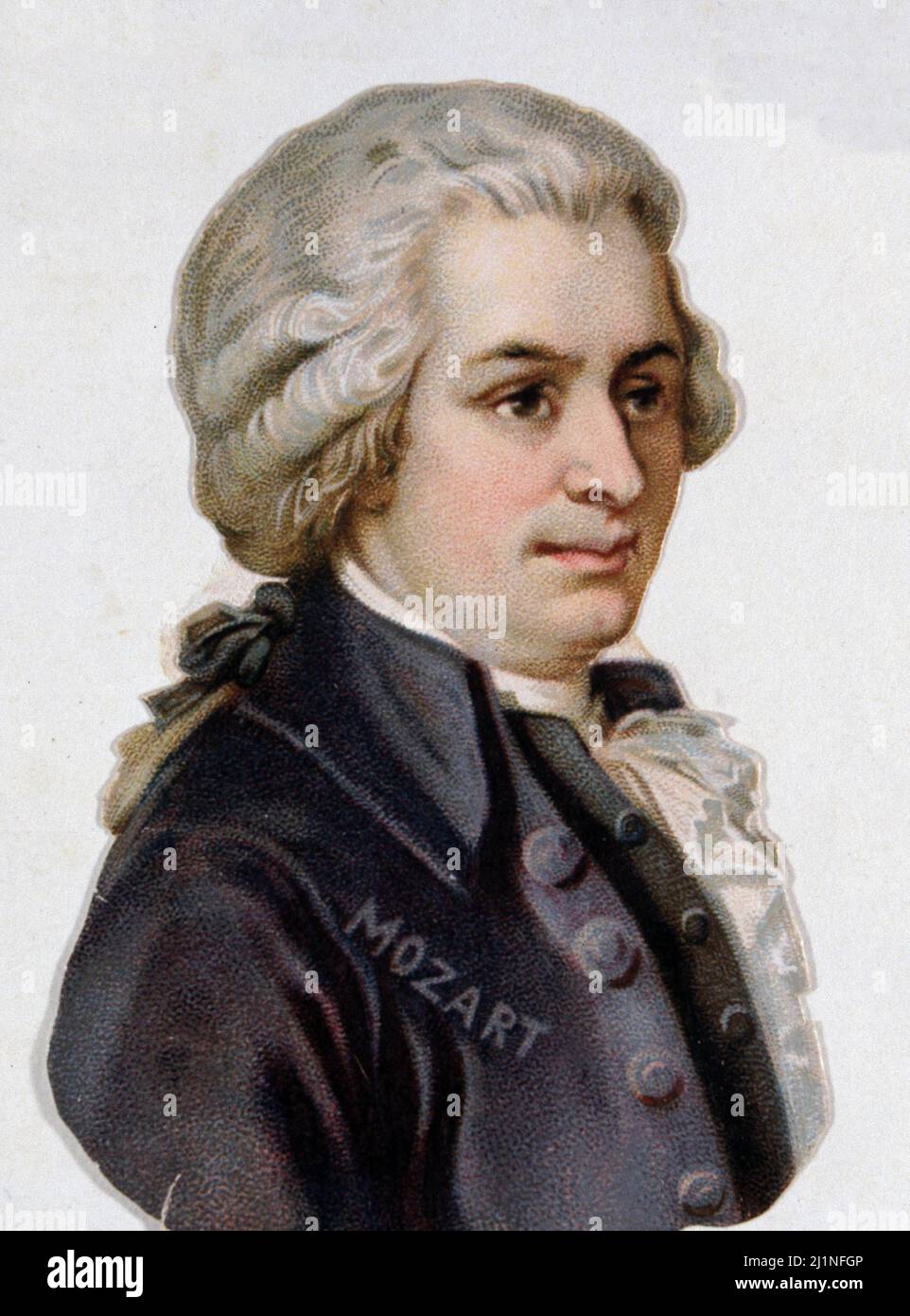 MOZART , WOLFGANG AMADEUS. COMPOSITOR AUSTRIACO . 1756 - 1791. GRABADO ...
