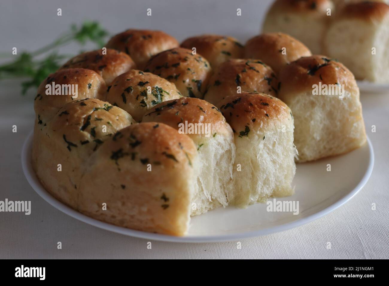 Dinner rolls. Home baked golden brown color dinner rolls fresh from the ...