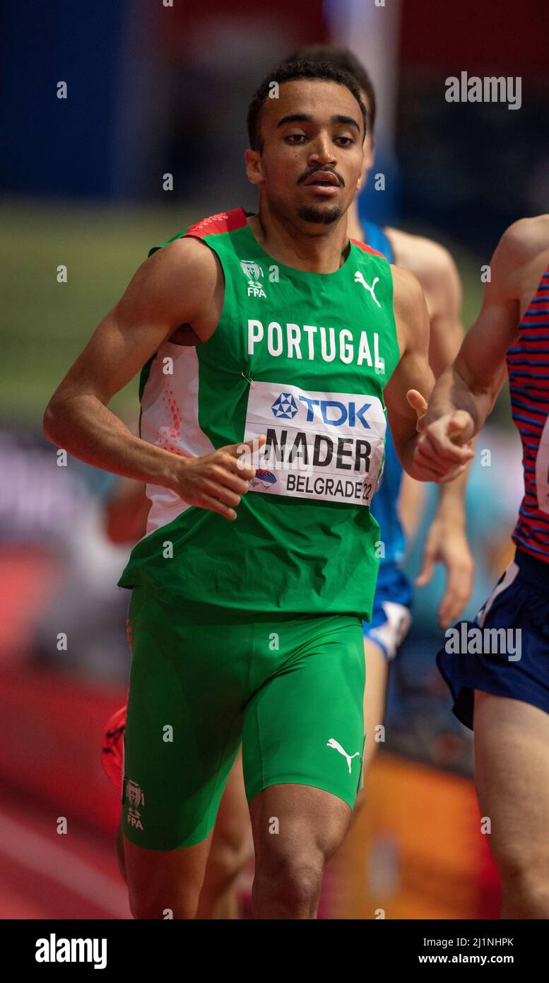 Isaac Nader of Portugal competing in the 1500m final on Day Three of ...