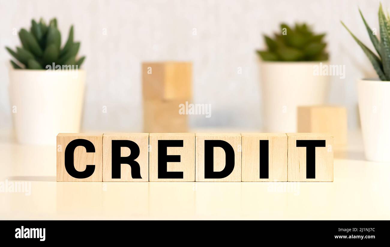 Credit word hi-res stock photography and images - Alamy