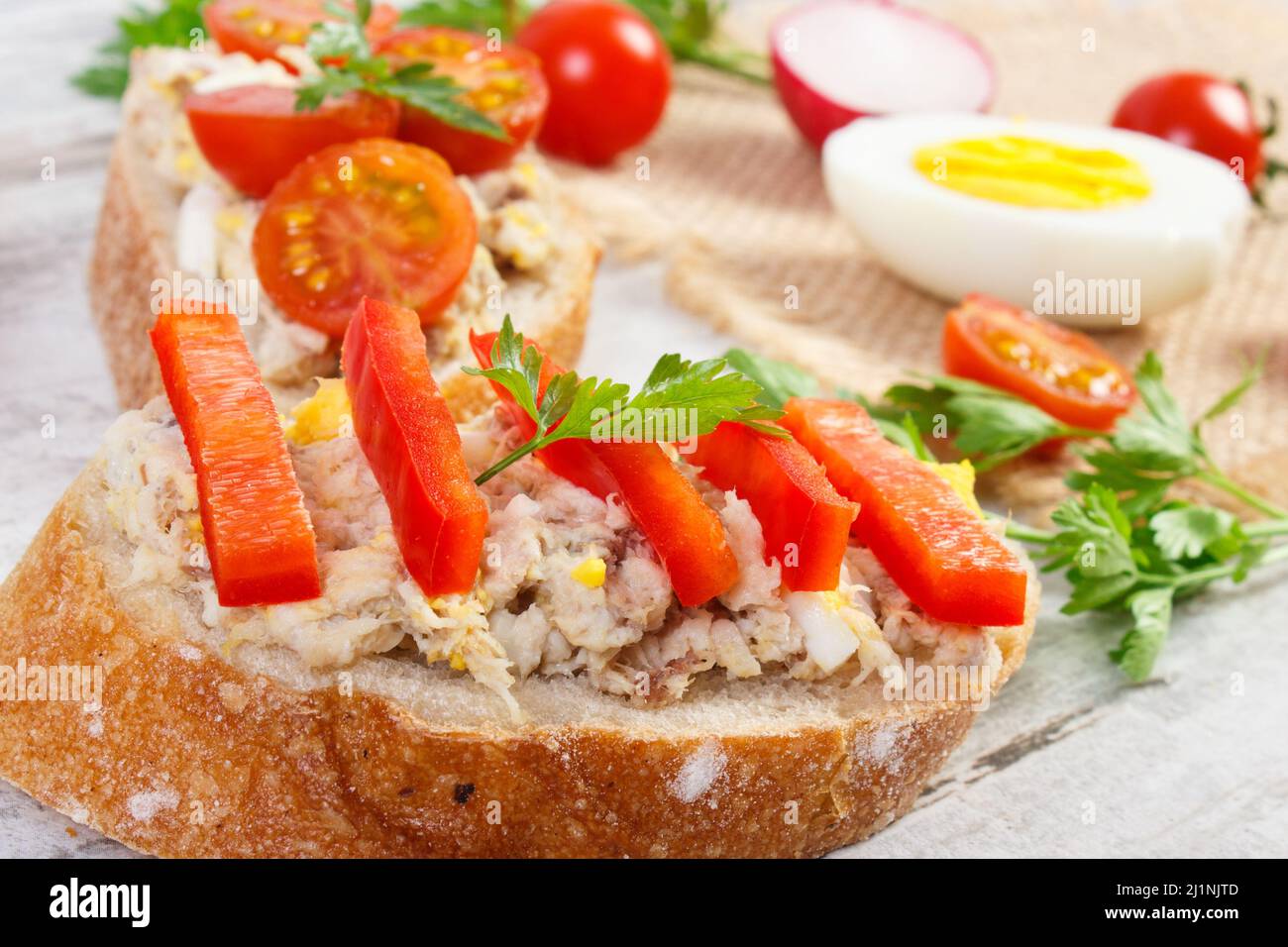 Fish paste sandwich hi-res stock photography and images - Alamy