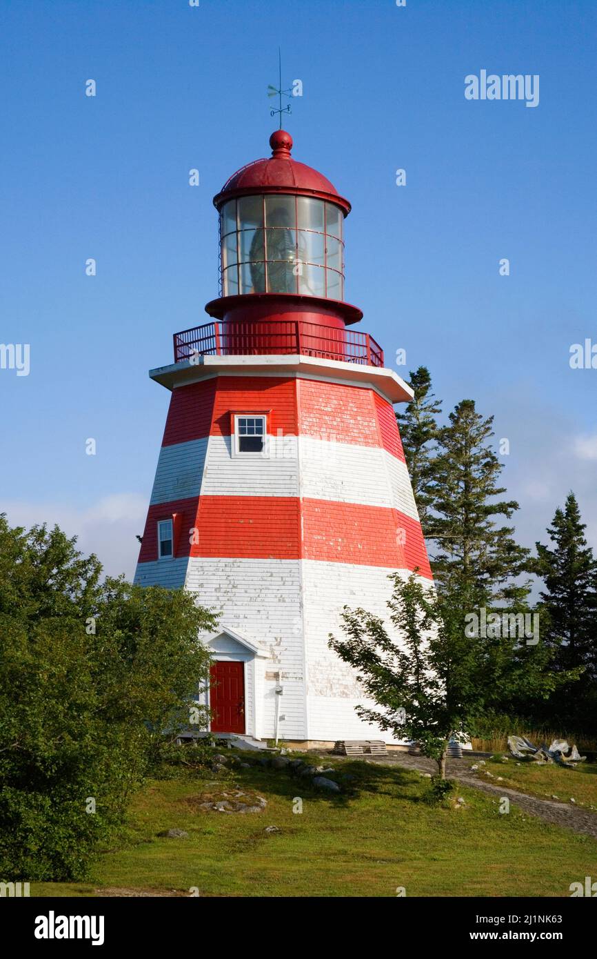 seal island lighthouse nova scotia canada Stock Photo - Alamy