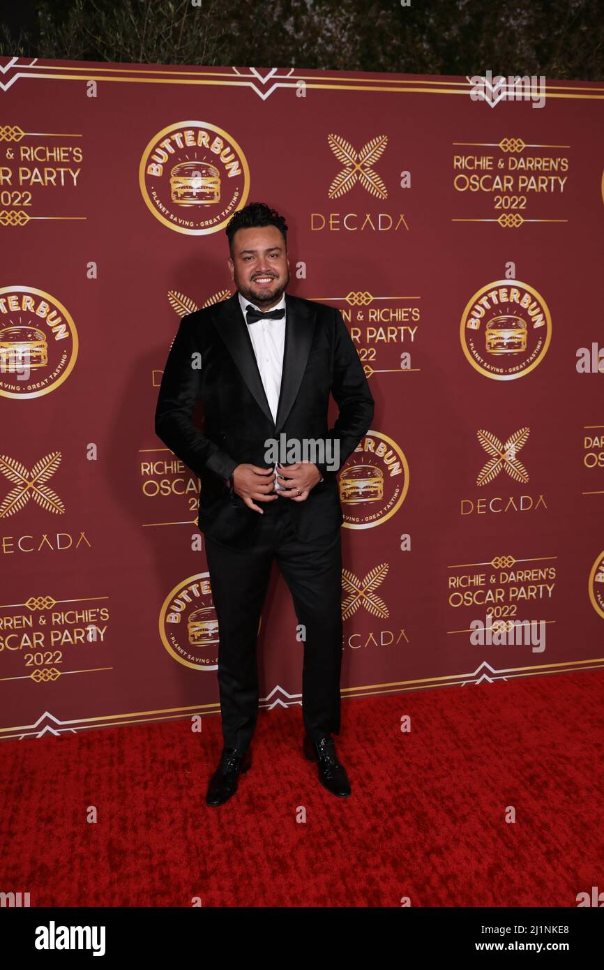 Frankie Delgado arrives at Darren Dzienciol and Richie Akiva’s Oscar ...