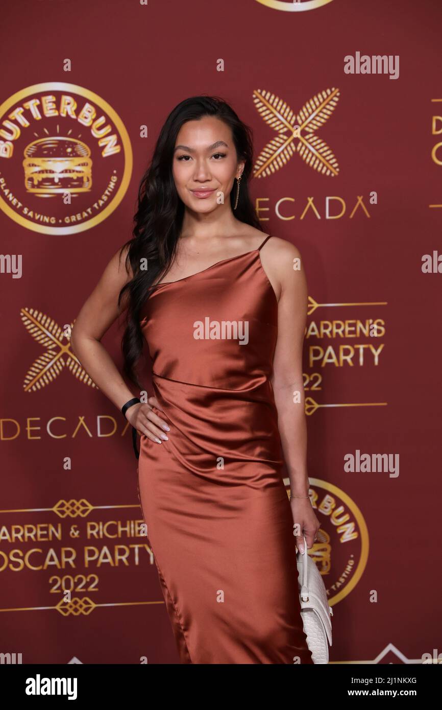 Los Angeles, USA. 26th Mar, 2022. Tammy Kay Ly arrives at Darren ...