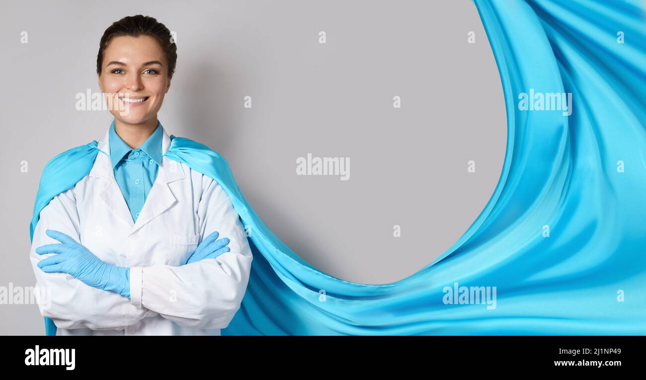 Brave female superhero doctor will helping us in battle against the ...