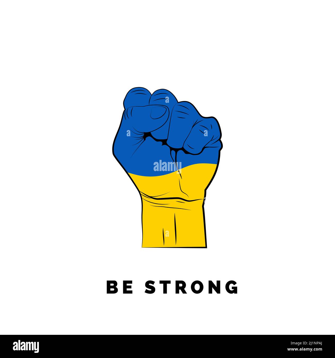 Blue yellow colors ukrainian Stock Vector Images - Alamy