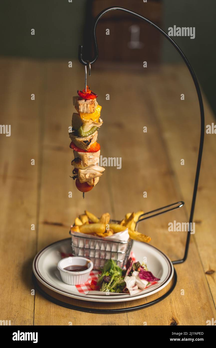 Hanging kebab hi-res stock photography and images - Alamy