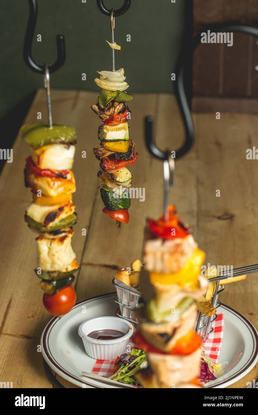Hanging kebab hi-res stock photography and images - Alamy
