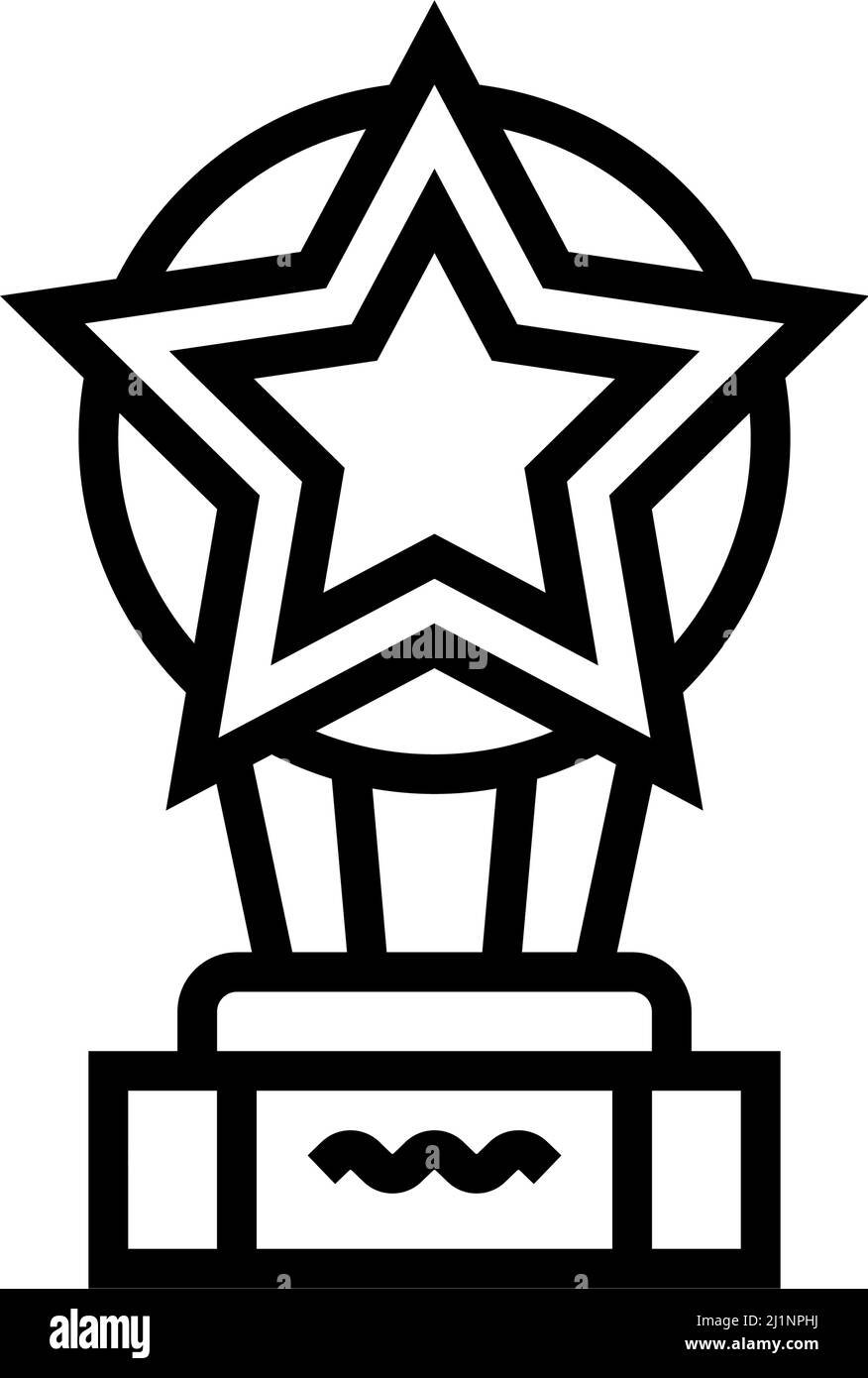 star award line icon vector illustration Stock Vector Image & Art - Alamy