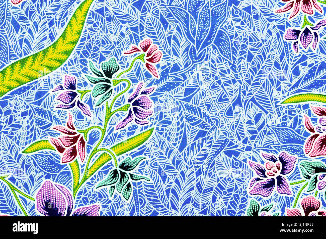 The Traditional batik sarong pattern background Stock Photo - Alamy