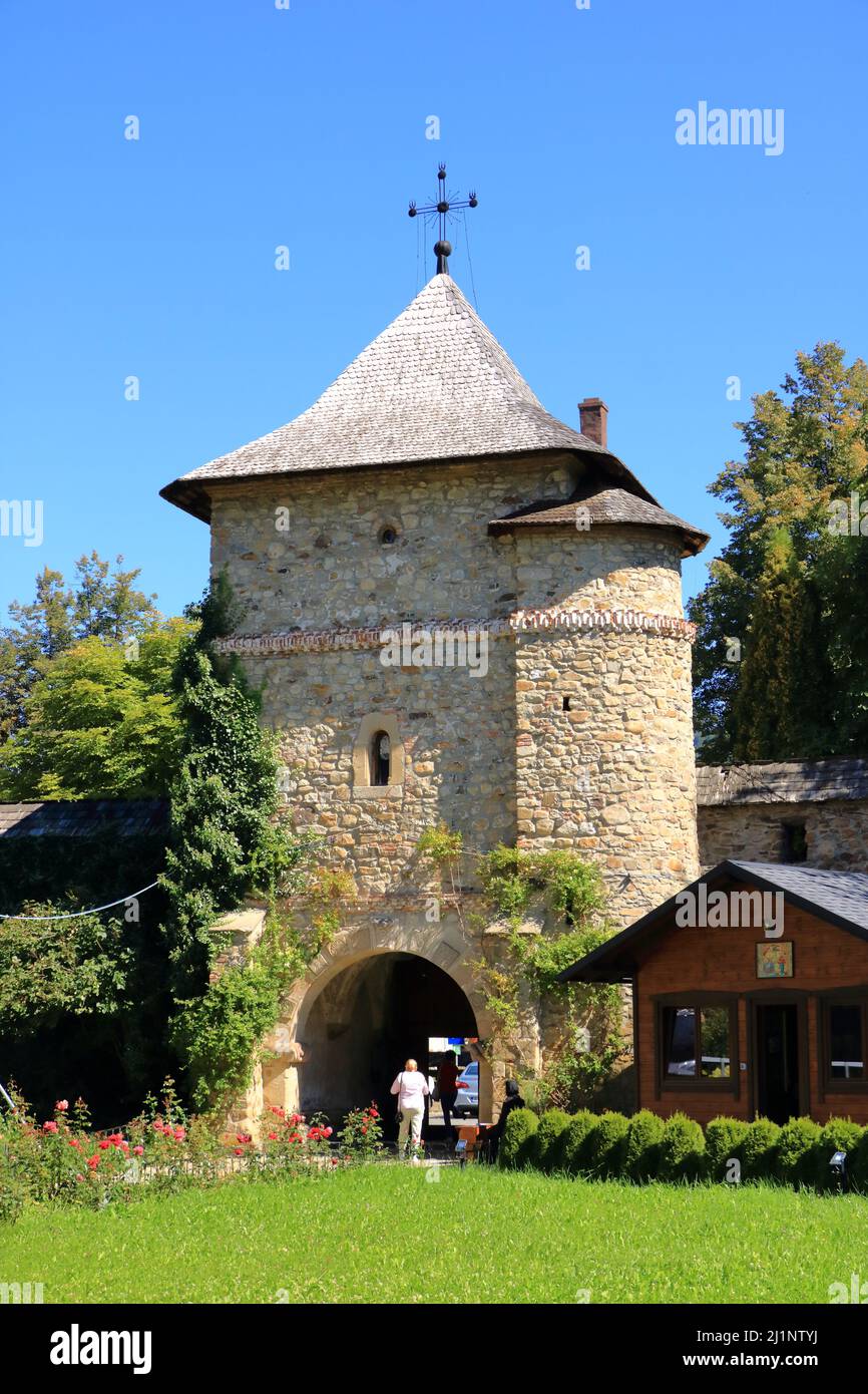 The Moldovita Monastery, Romania. One of Romanian Orthodox monasteries ...