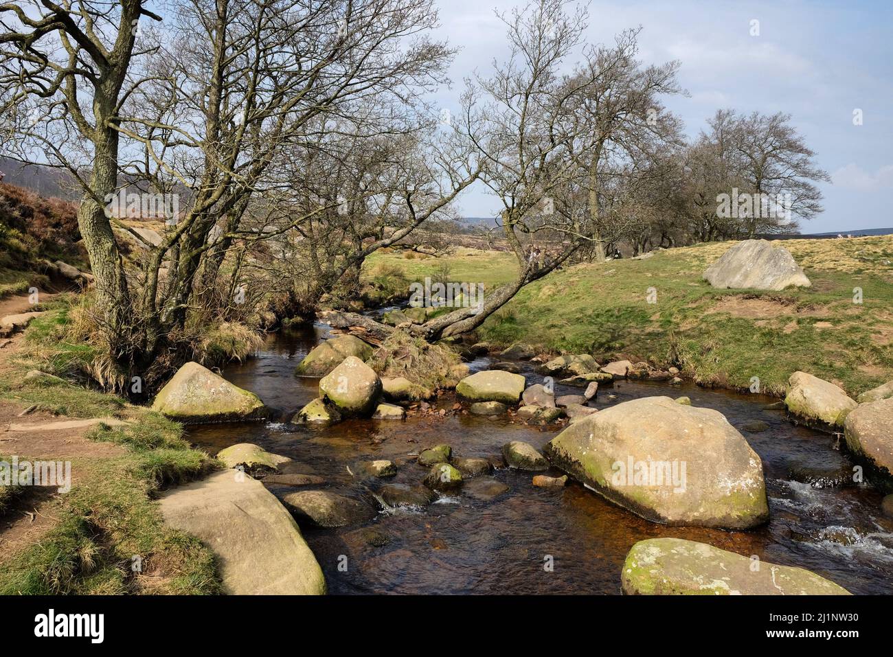 Upper Padley Gorge in the Peak District, Derbyshire, UK Stock Photo - Alamy