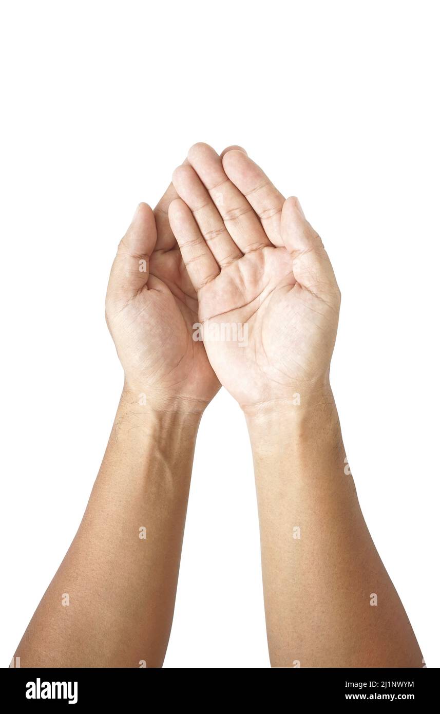 Hands cupped together hi-res stock photography and images - Alamy
