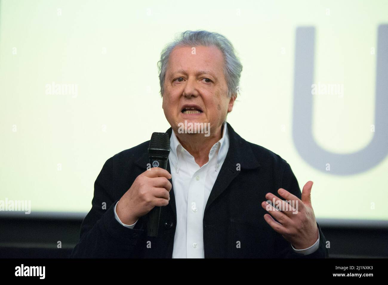 Pierre Haski Reporter Sans Frontiere President attends Ukrainian ...