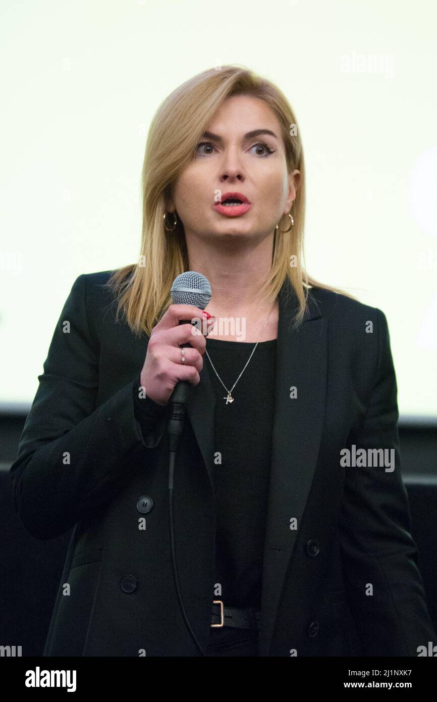 Tv presentator ICTV Inna Shevchenko attends Ukrainian filmmaker Special ...
