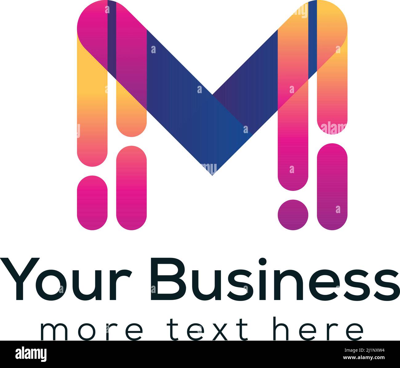Technology letter M Logo design Stock Vector Image & Art - Alamy