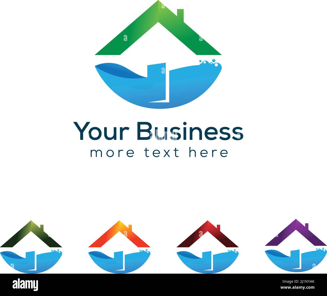 Plunge pool house Stock Vector Images - Alamy