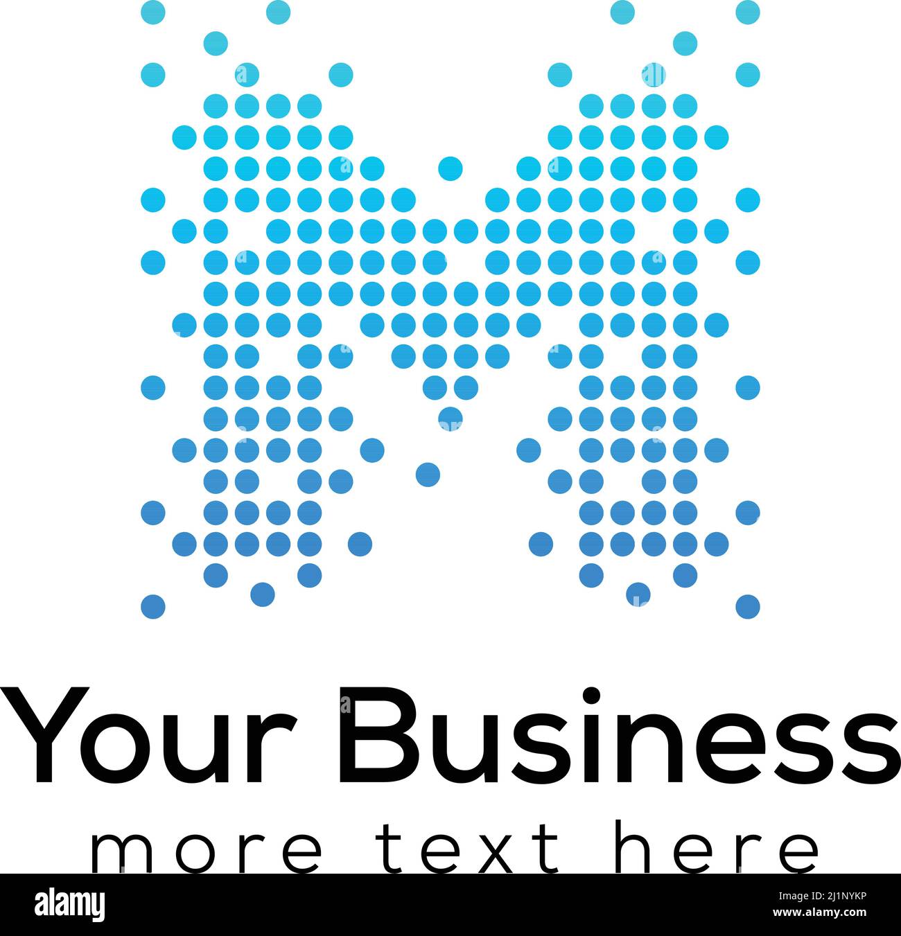 Letter logo design dust Cut Out Stock Images & Pictures - Alamy