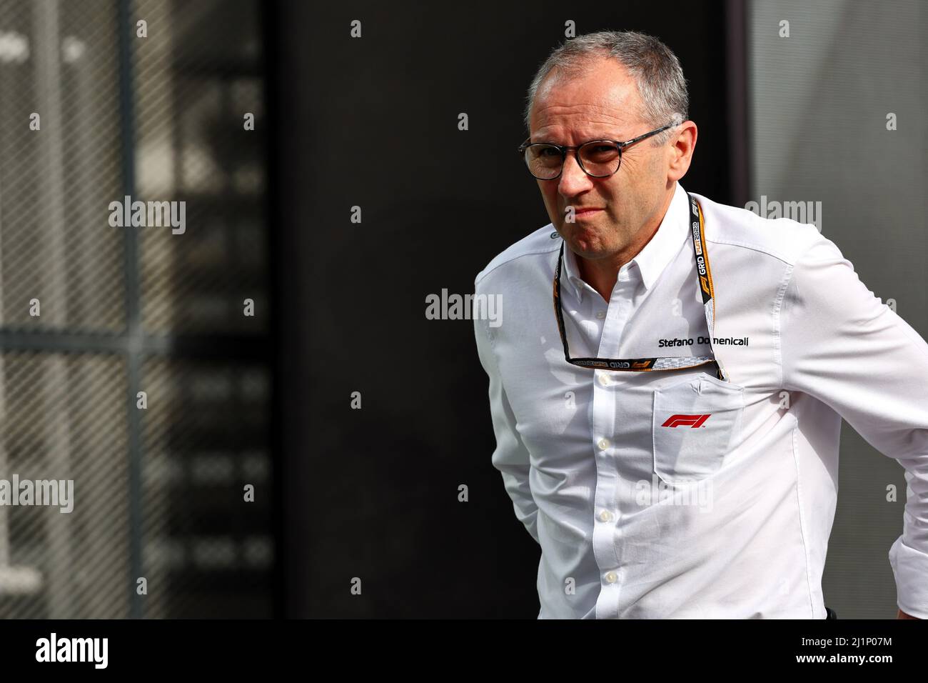 Jeddah, Saudi Arabia. 27th Mar, 2022. Stefano Domenicali (ITA) Formula ...